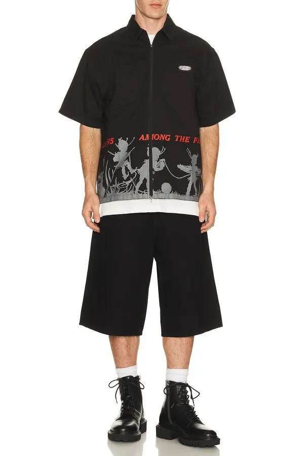 PLEASURES Fairies Zip Shirt