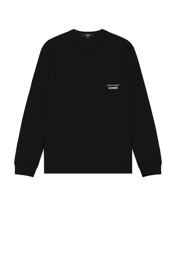 Comme Des Garçons Longsleeve Tee - Black
