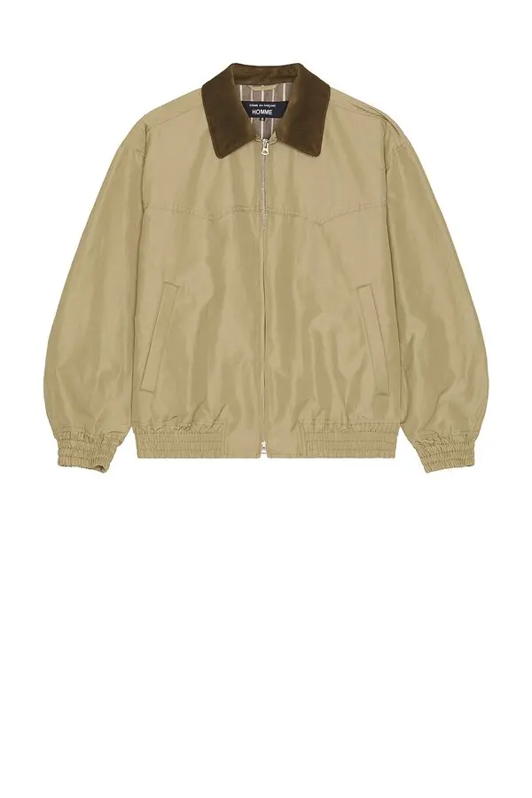 Comme Des Garçons Ramie Weather Jacket - Beige
