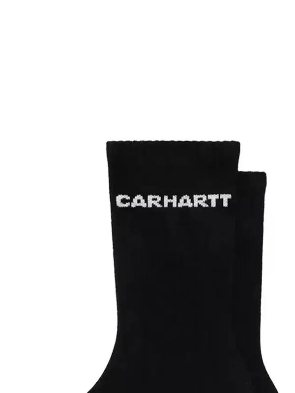 Carhartt Work In Progress Logo Link Socks - Black