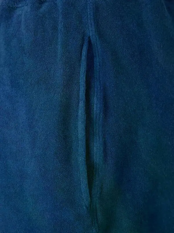 Fedeli Terry Bermuda Shorts - Blue