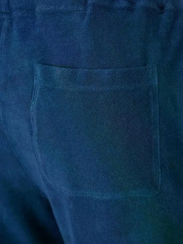 Fedeli Terry Bermuda Shorts - Blue