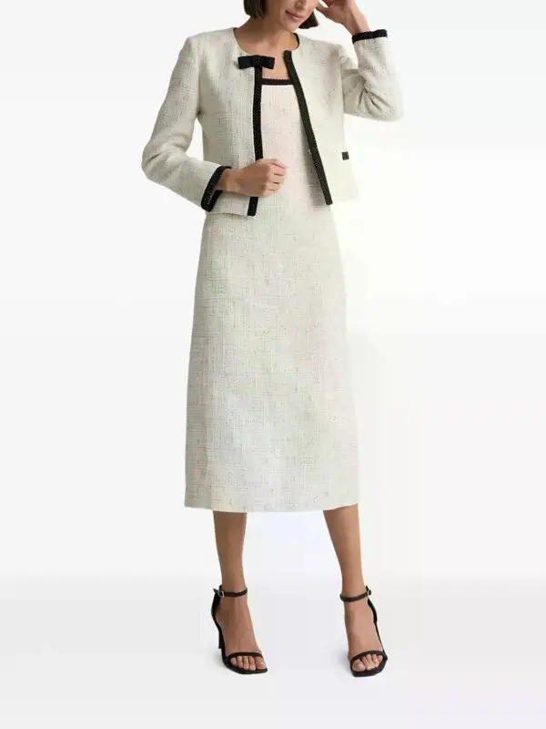 St. John Tweed Appliqué Jacket