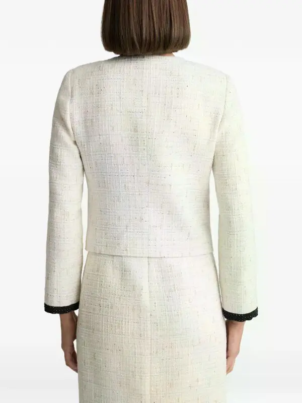 St. John Tweed Appliqué Jacket