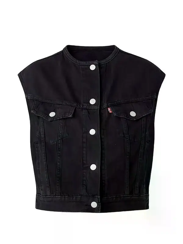 LEVI'S Collarless Buttoned Vest