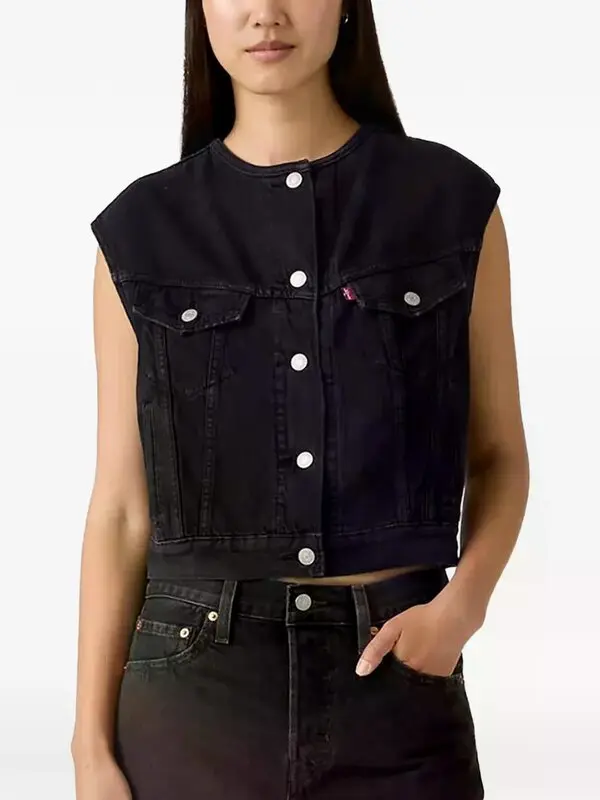 LEVI'S Collarless Buttoned Vest