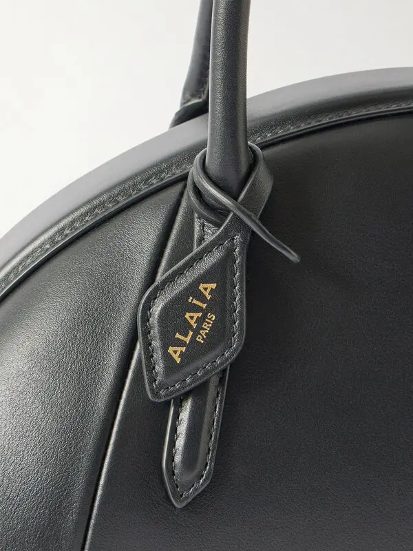 Alaïa Leather Shoulder Bag - Black