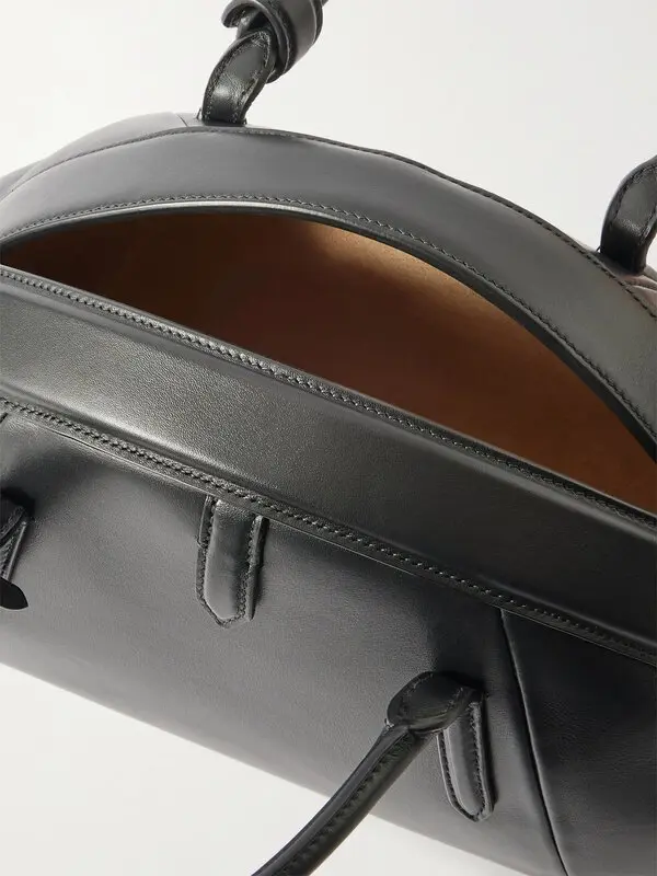 Alaïa Leather Shoulder Bag - Black
