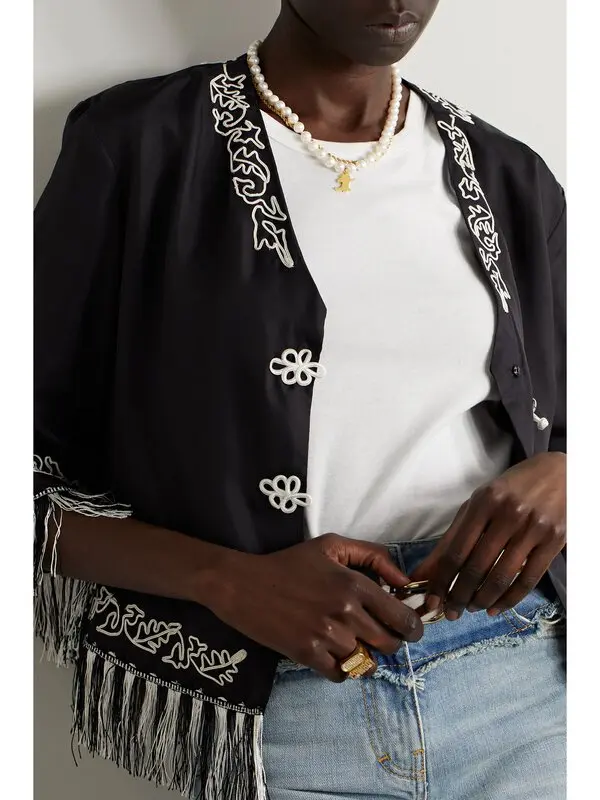 Established 14-karat And Pearl Necklace