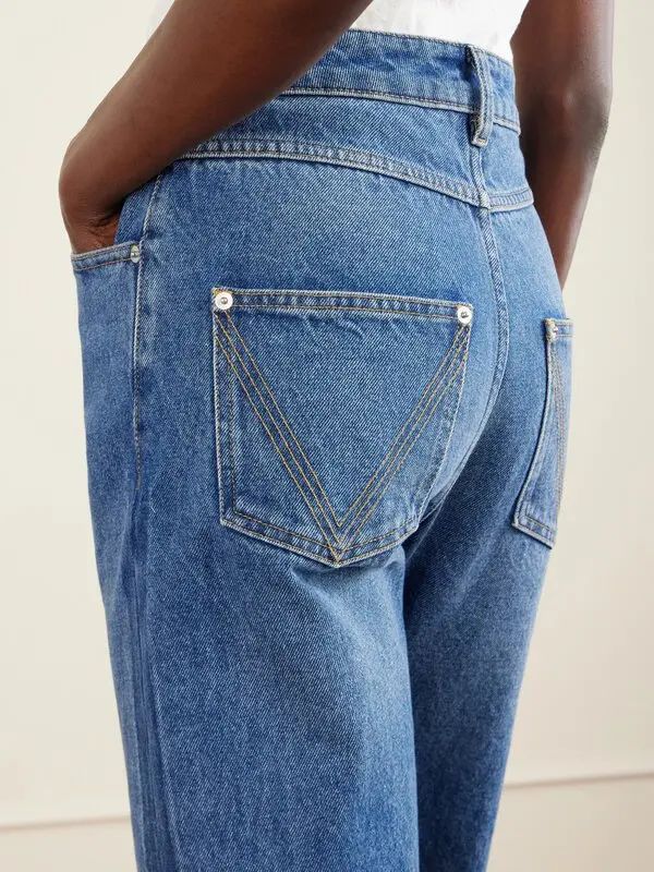 Bottega Veneta High-rise Slim-leg Jeans