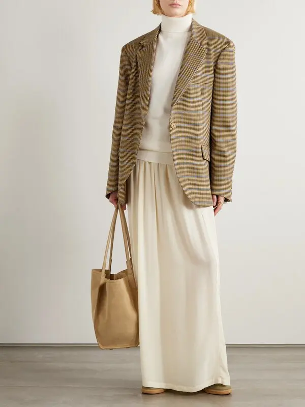 THE FRANKIE SHOP Eve Merino Wool Turtleneck Sweater - Neutrals