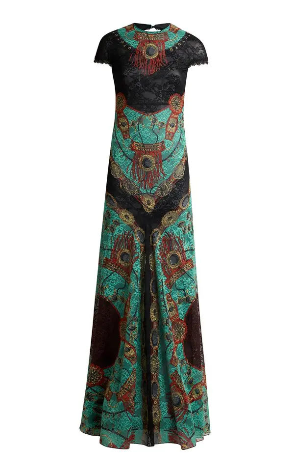 Etro Patterned Maxi Dress