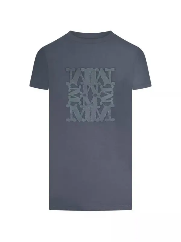 Max Mara Embroidered T-shirt - Blue