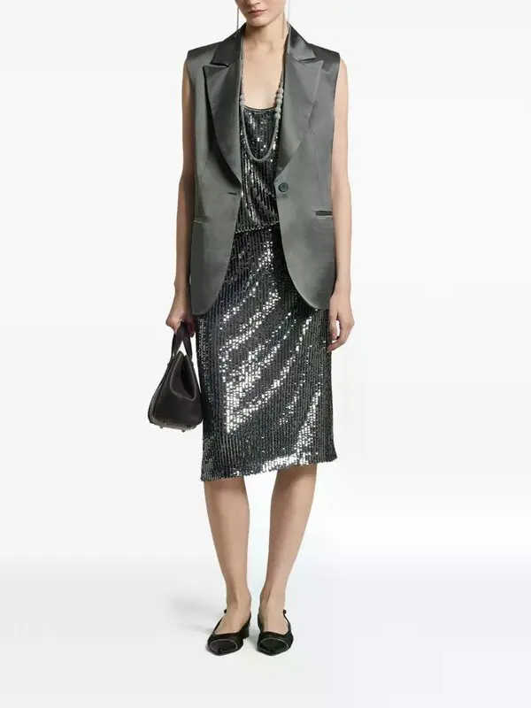 Peserico Shawl Collar Pocket Waistcoat