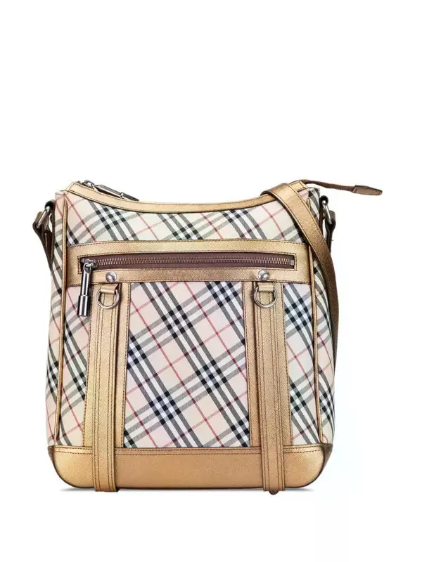 Burberry Nova Check Canvas Crossbody Bag