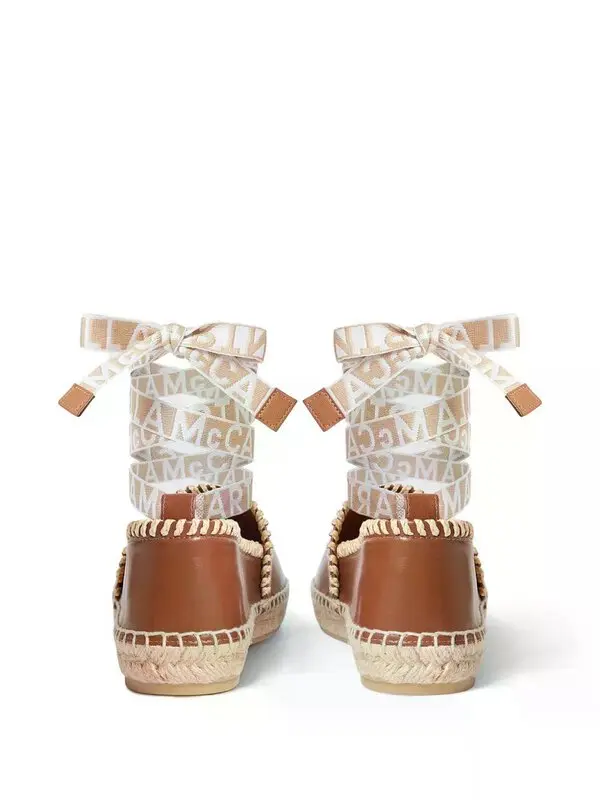 Stella McCartney Ankle-tied Flat Espadrilles