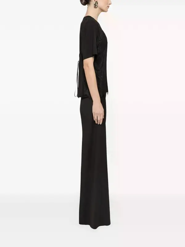 NISSA Lace Panel T-shirt