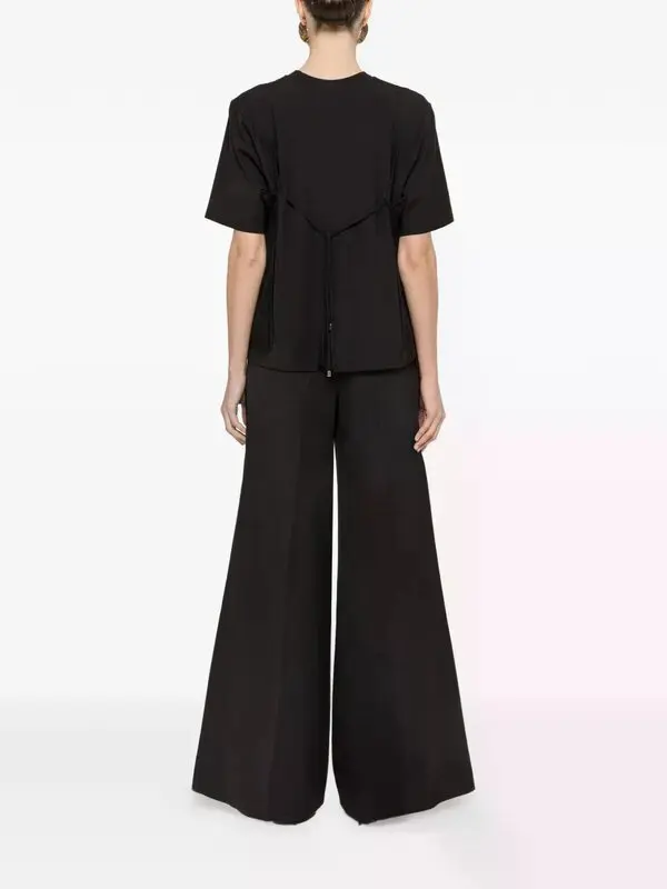 NISSA Lace Panel T-shirt