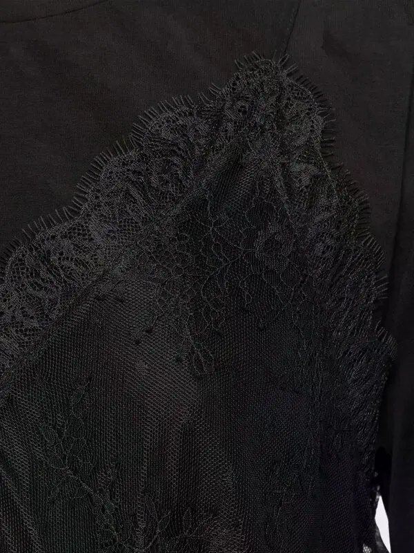 NISSA Lace Panel T-shirt