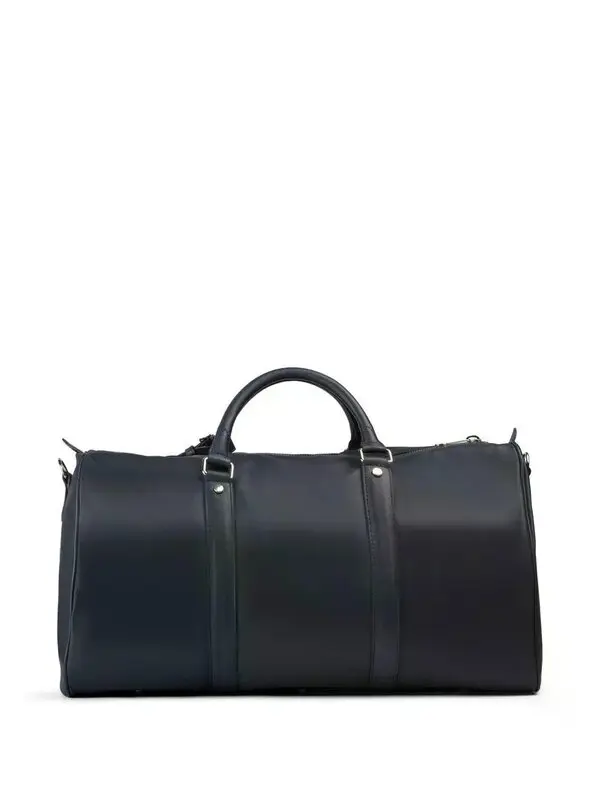 DOUCAL'S Leather Weekender Bag - Blue
