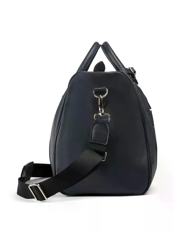 DOUCAL'S Leather Weekender Bag - Blue