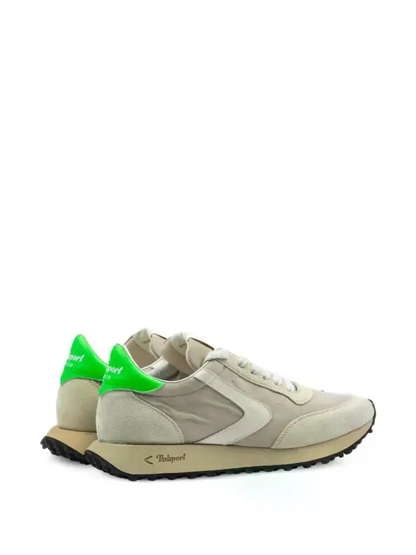 VALSPORT Low Top Panelled Sneakers - Neutrals