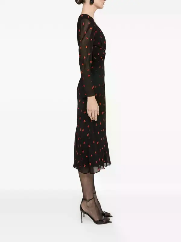 NISSA Printed Midi Dress