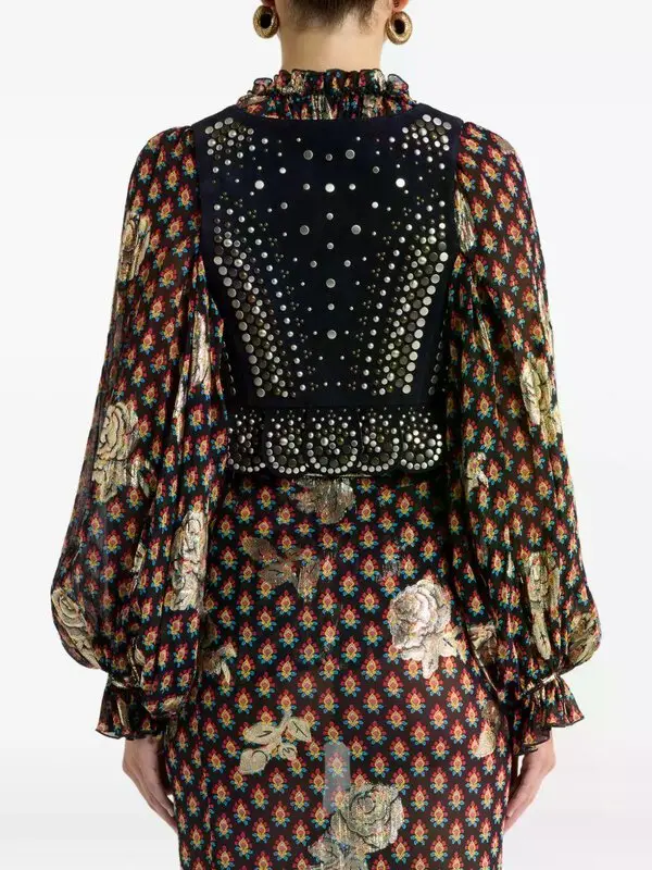 Etro Studded Leather Vest