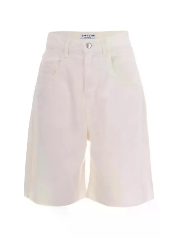 ICON DENIM LOS ANGELES Knee Length Shorts - Neutrals
