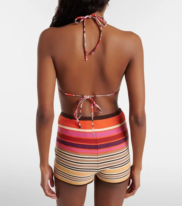 Faithfull The Brand Playa Striped Shorts - Multicoloured