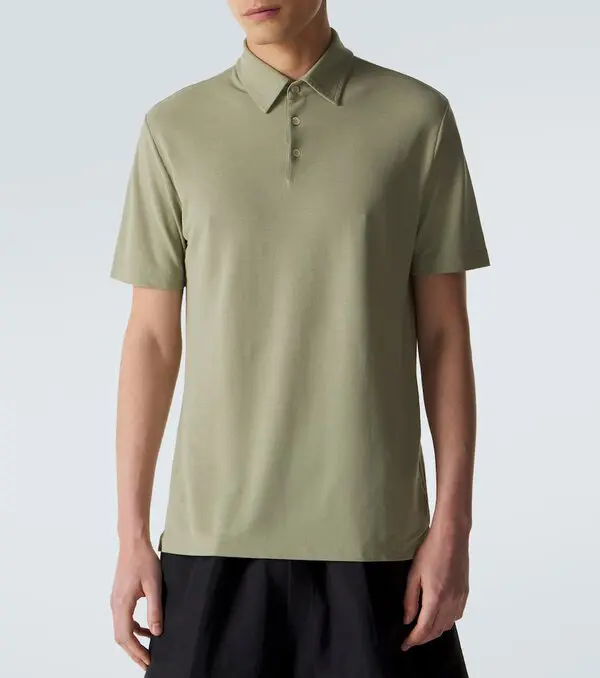 SLOWEAR Zanone Cotton Polo Shirt