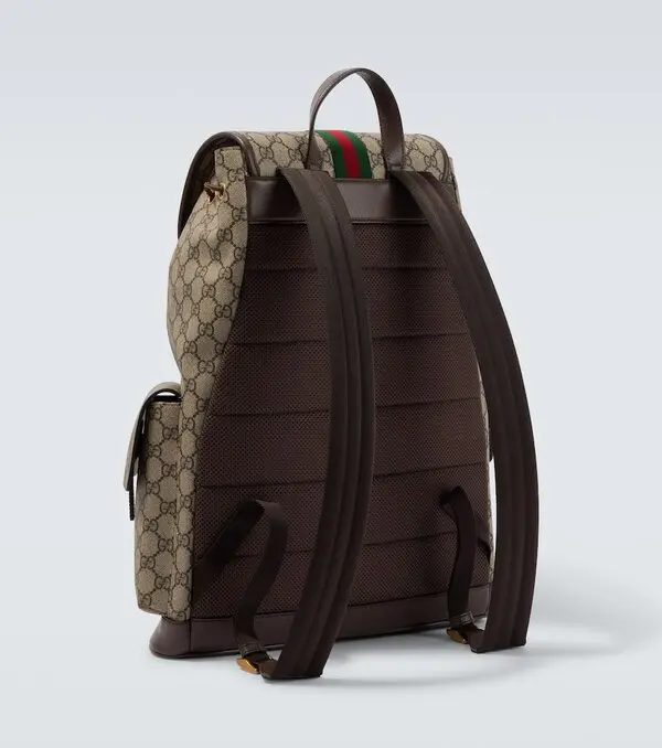 Gucci Ophidia Gg Canvas Large Backpack - Beige