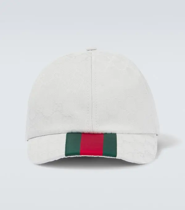 Gucci Web Stripe Gg Canvas Baseball Cap - Multicoloured