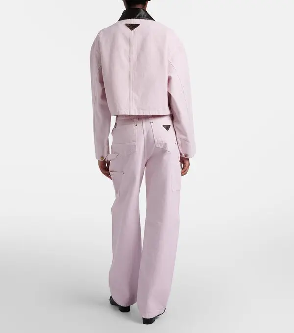 Prada Cotton Canvas Cargo Pants