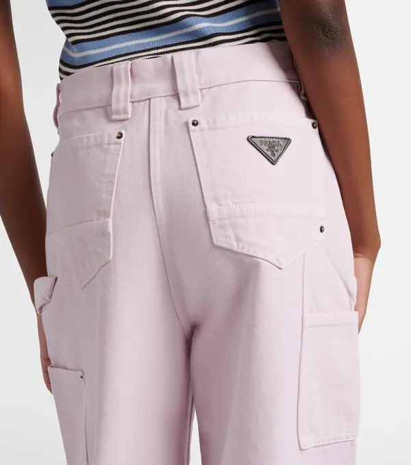 Prada Cotton Canvas Cargo Pants