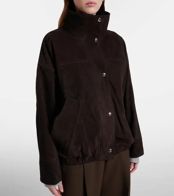 RÓHE Suede Jacket - Brown