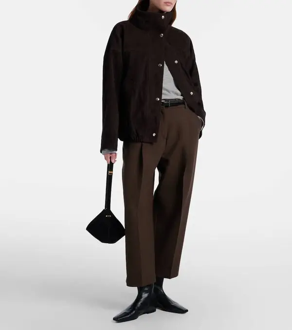 RÓHE Suede Jacket - Brown
