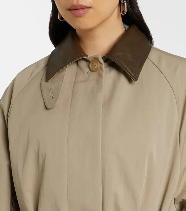 Acne Studios Cotton-blend Technical Trench Coat