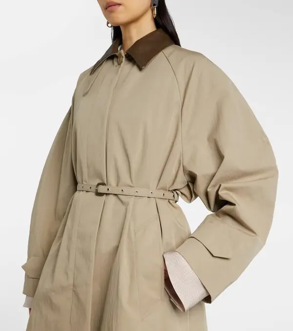 Acne Studios Cotton-blend Technical Trench Coat