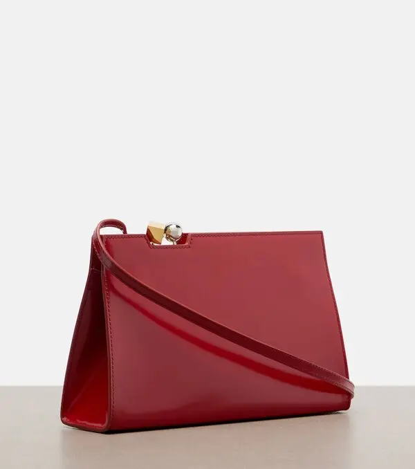 Jacquemus Salon Leather Clutch - Red
