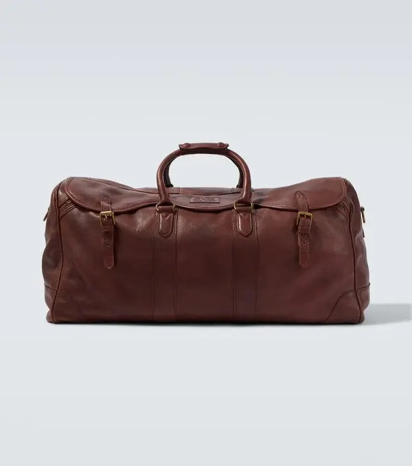 Polo Ralph Lauren Heritage Leather Duffle Bag - Brown