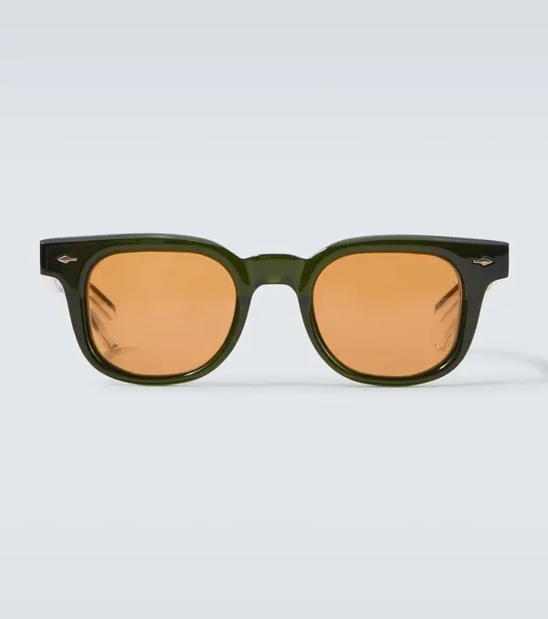 JACQUES MARIE MAGE Jax 2 Square Sunglasses - Green