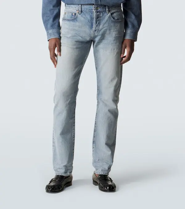 Saint Laurent Faded Slim Jeans
