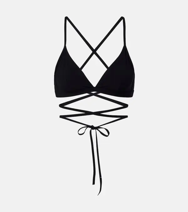 Isabel Marant Solange Bikini Top - Black