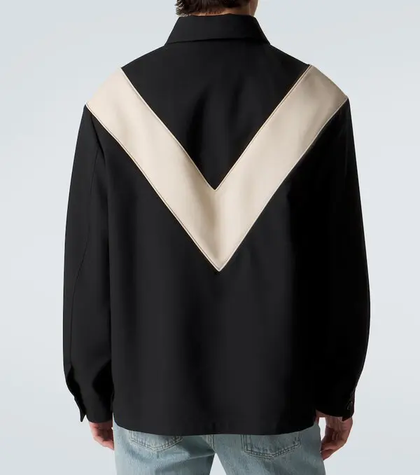 Valentino Garavani Vlogo Gabardine Jacket