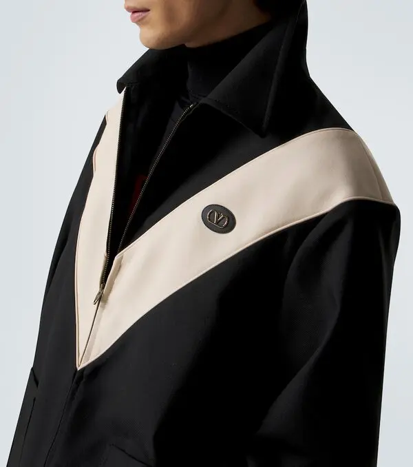 Valentino Garavani Vlogo Gabardine Jacket