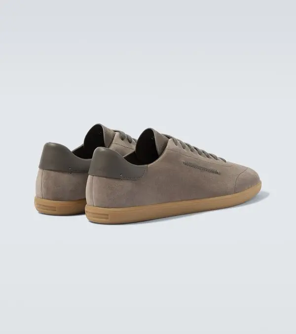 Zegna 232 Suede Sneakers - Grey
