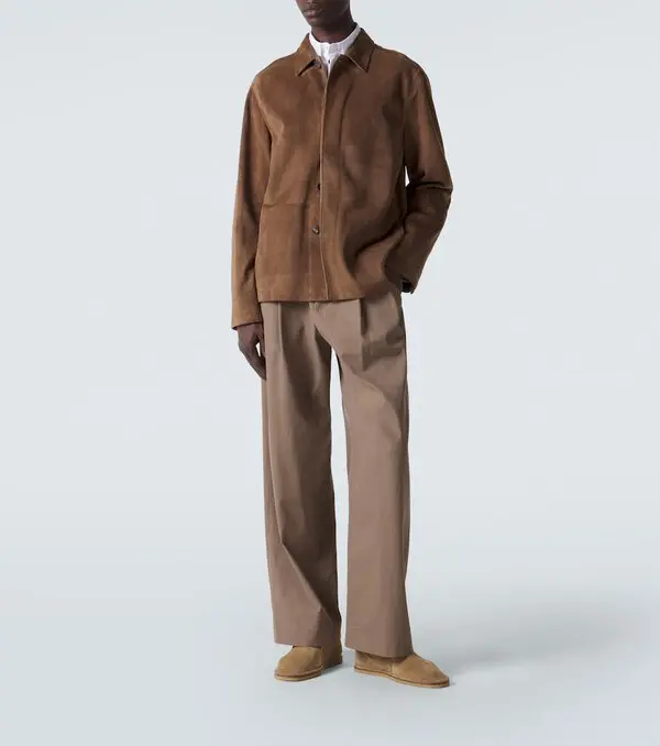 THE ROW Nicola Suede Desert Boots - Brown