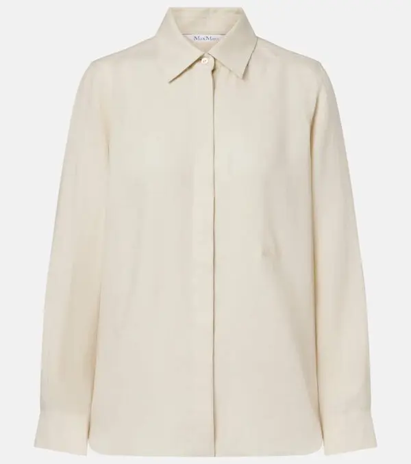 Max Mara Falasco Linen Shirt - White