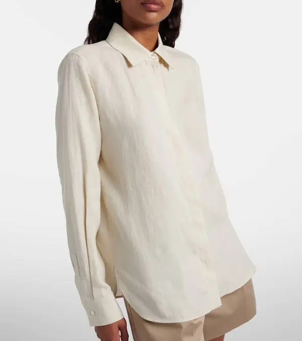 Max Mara Falasco Linen Shirt - White